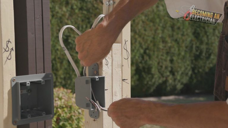 How to Install a Single Gang Electrical Box – Becoming an Electrician